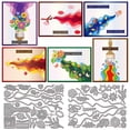 1set Floral Theme Carbon Steel Cutting Dies Stencils for DIY ...