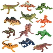 Miniature Plastic Rainforest Animal Figurines - Small Toy Action ...