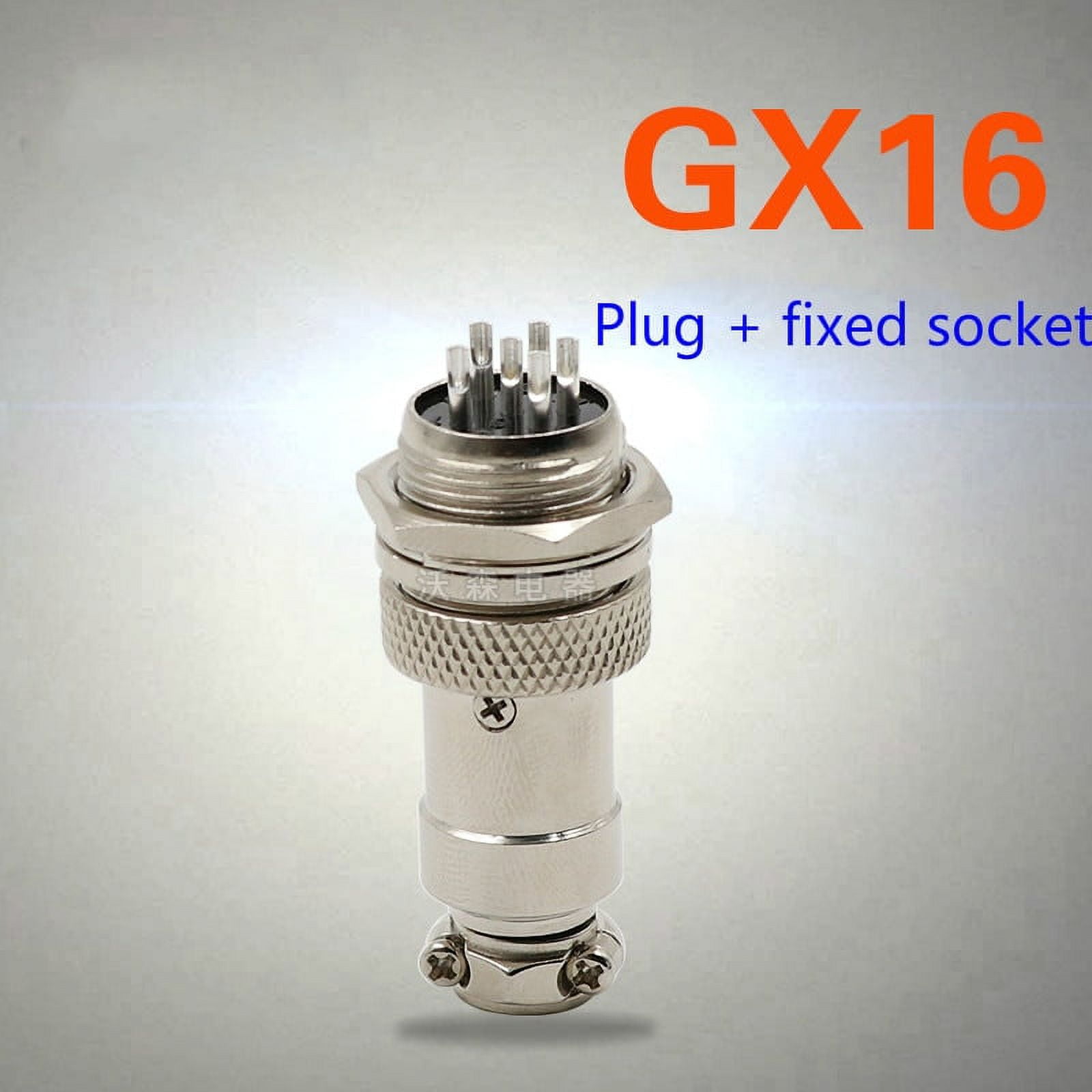 1set GX16 2/3/4/5/6/7/8/9 Pin Male & Female Aviation plug Circular ...