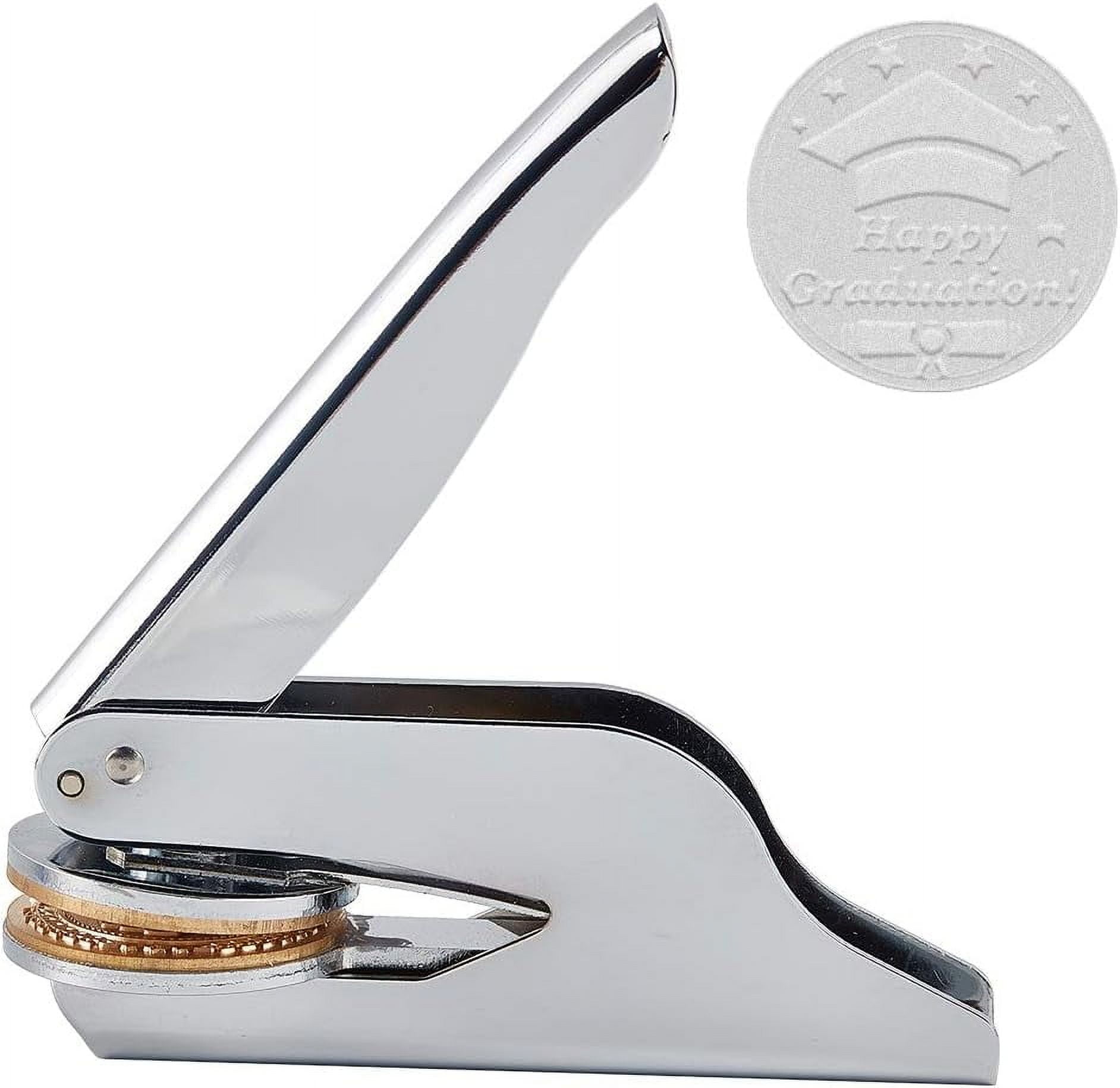 1set Graduation Embosser Stamp Open Book Embosser Library Stamp Hand ...