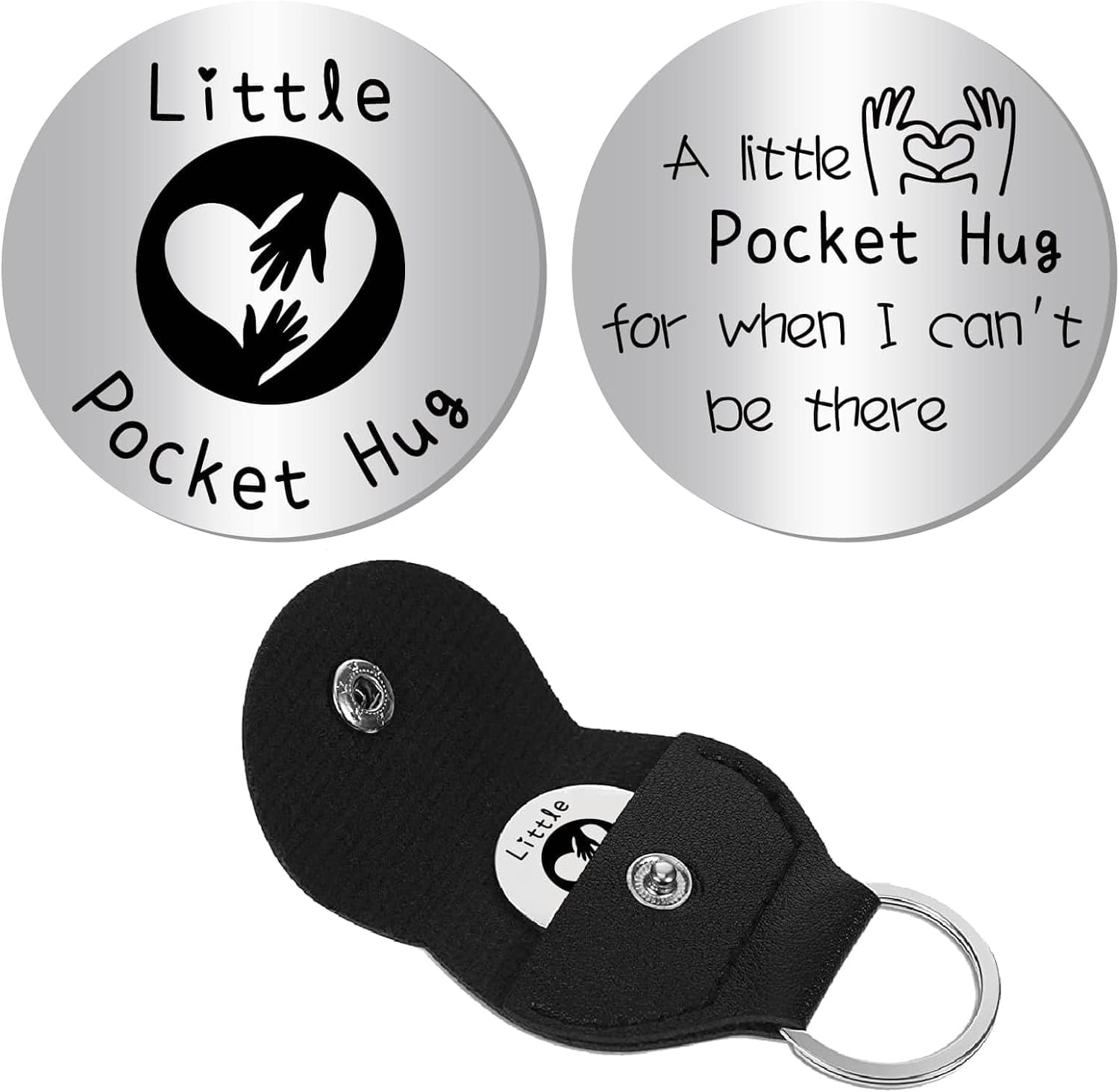 1set Inspirational Pocket Hug Token Long Distance Relationship ...