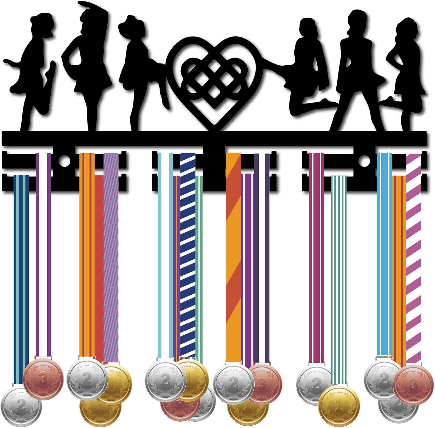 1set Irish Dance Medal Hanger Display Trio of Dancers Medal Holder ...