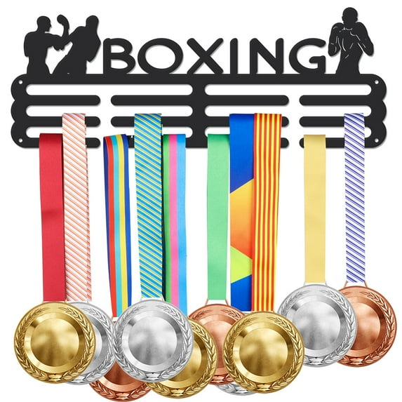 1set Iron Medal Hanger Holder Display Wall Rack 3-Line with Screws ...