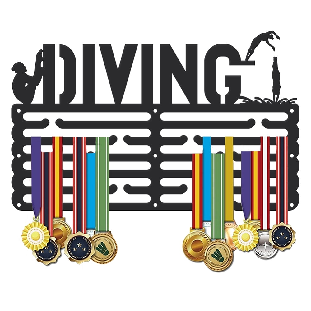1set Iron Medal Holder Medals Display Hanger Rack Medal Holder Frame ...