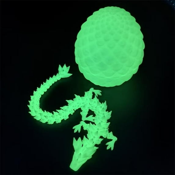 1set Luminous Green Size: 30cm + 11cm Dragon Egg 3D Printed Dragon Egg ...