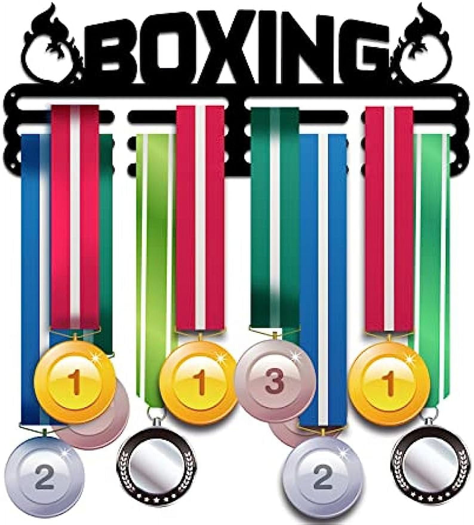 1set Medal Holder Display Boxing Medal Hanger Award Ribbon Hanger 3 ...