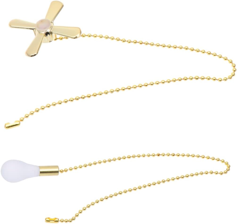 1set Metal Table Lamp Fan Pulls Set with Connector Metal Pull Chain ...