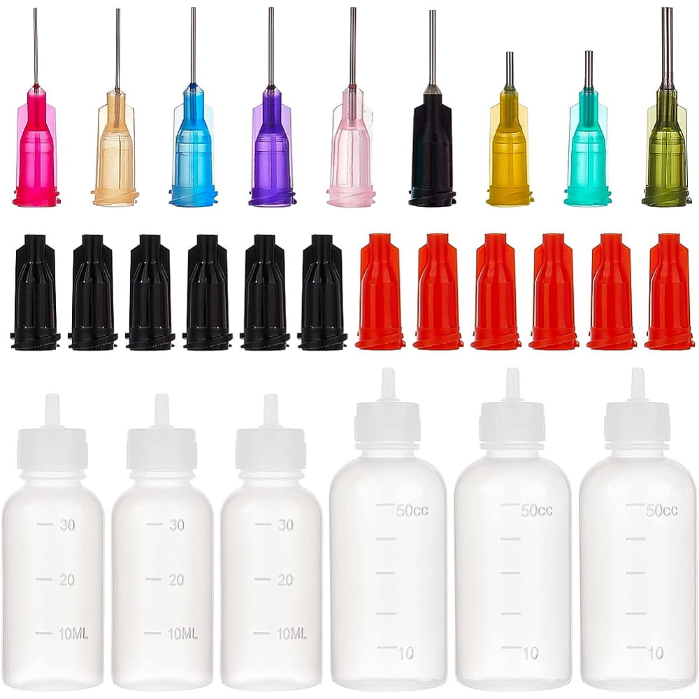 1set Multi Purpose Precision Tip Applicator Bottles set - 8 1 Ounce/1.7 ...