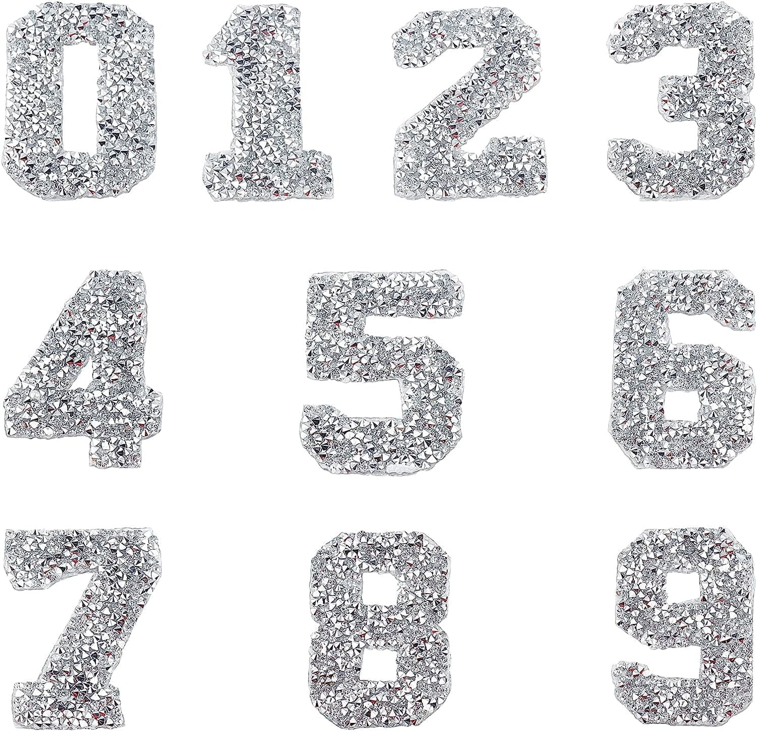 1set Number Stickers 0-9 Numbers 2.7 Inch High Self-Adhesive Sticker ...