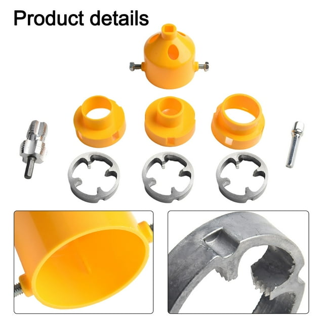 1set PVC Pipe Threader Kit 4-Point 6-Point Water Pipe Internal Thread ...