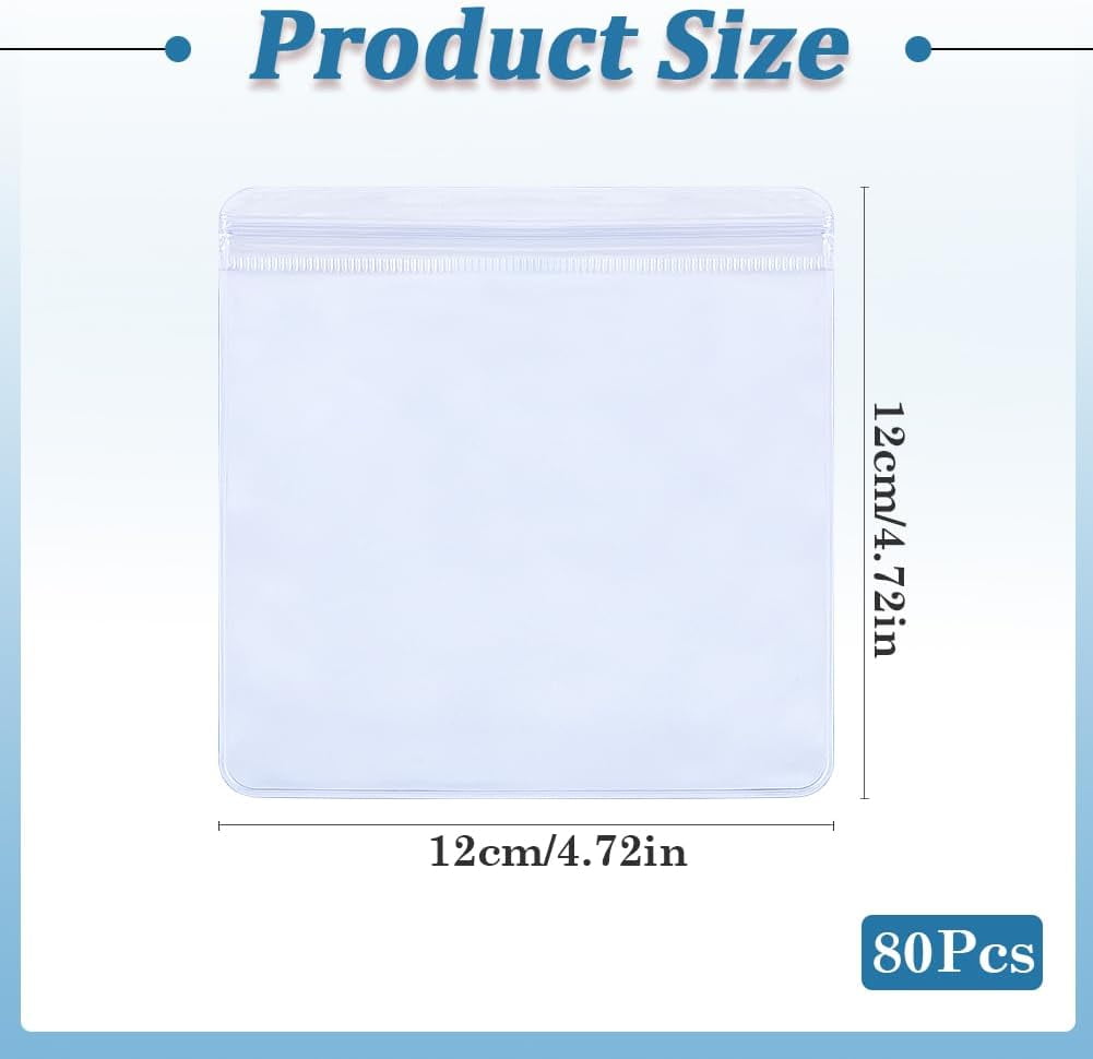 1set PVC Zip Lock Bags Resealable Packaging Bags Self Seal bag Light ...