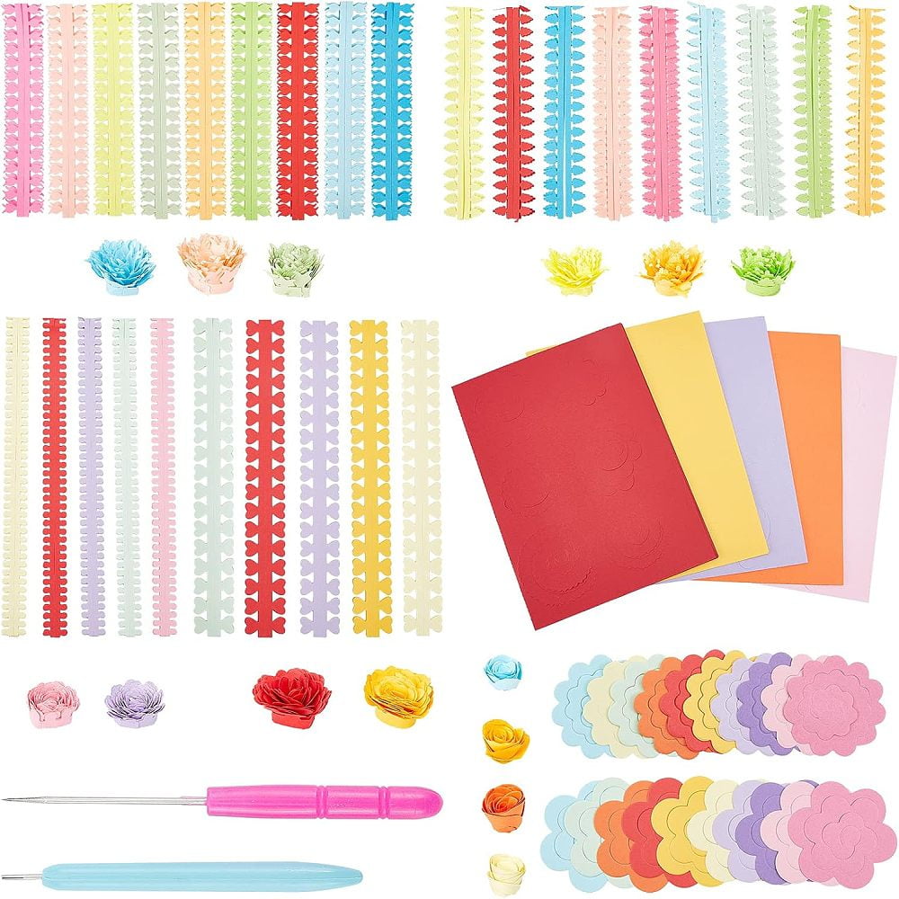 1set Paper Quilling with Iron Bead Needles and Paper Quilling Tool ...