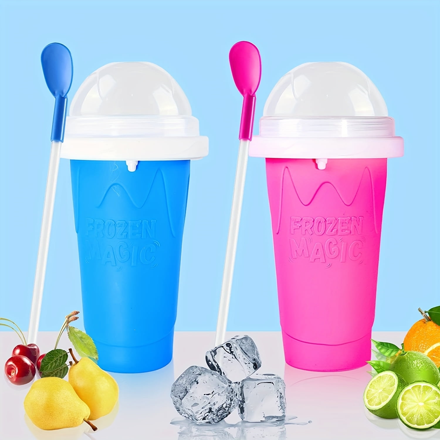 1set, Plastic Slushie Cups, Slushy Cup, Slushie Maker Slushy Squeeze ...