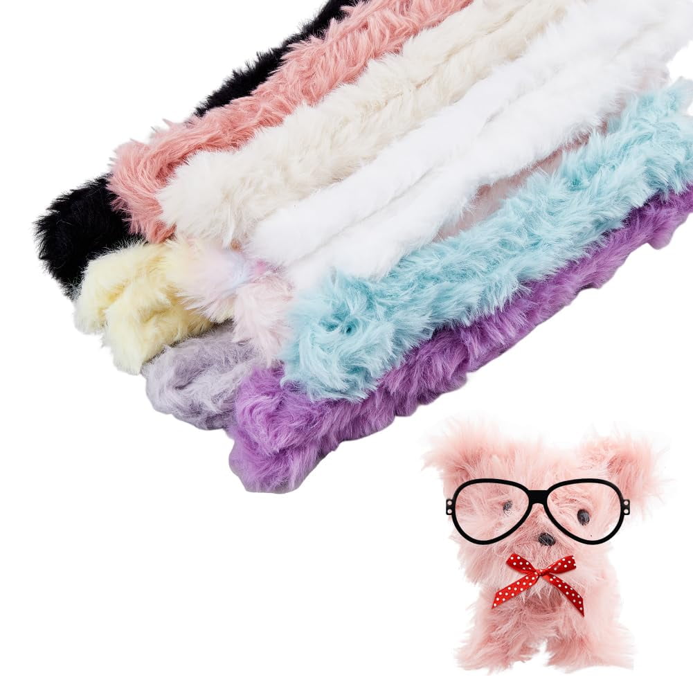 1set Plush Sticks with Eye Pipe Cleaner Chenille Stems with Iron Core ...