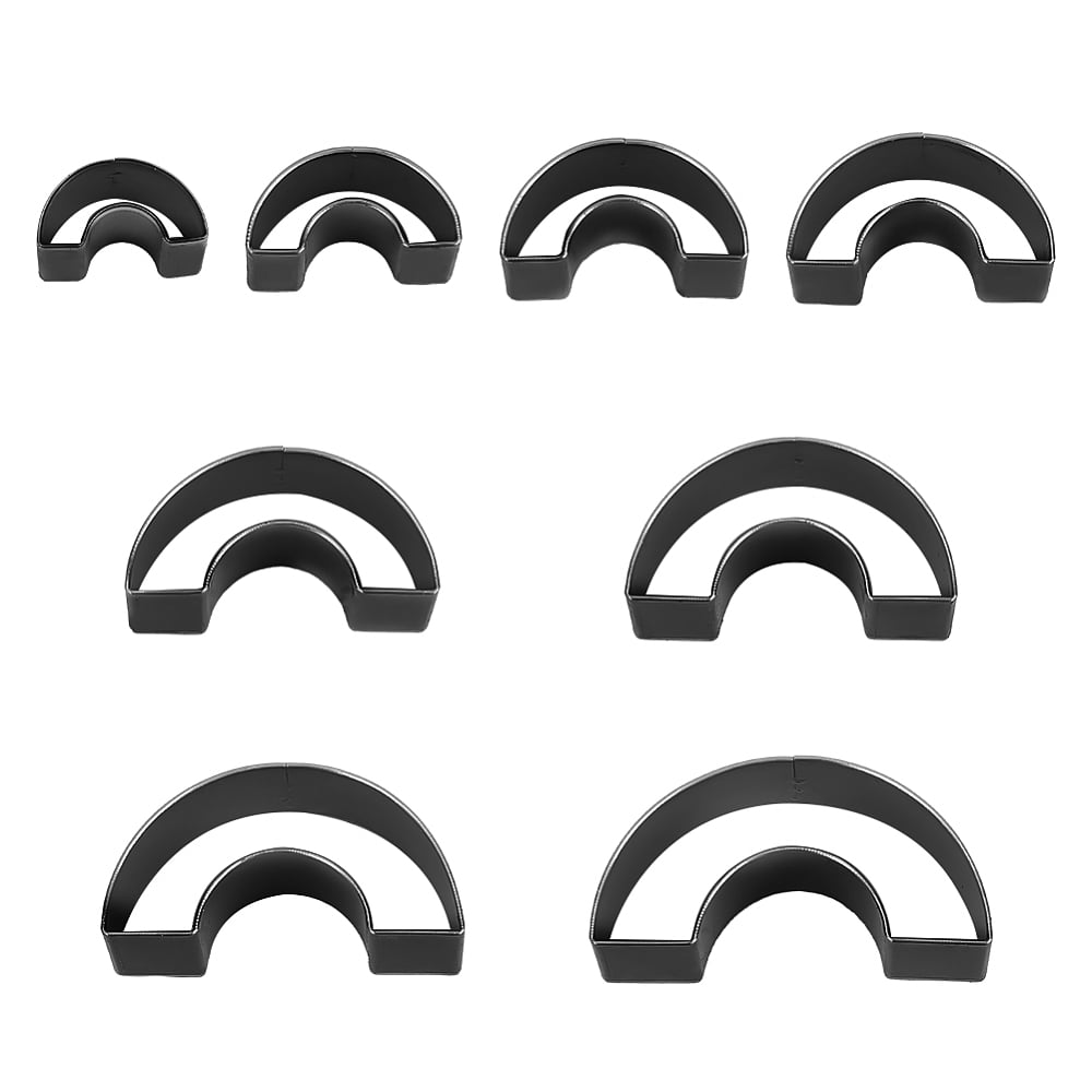 1set Rainbow Shape High Carbon Steel Cutting Template Set Leather Steel ...