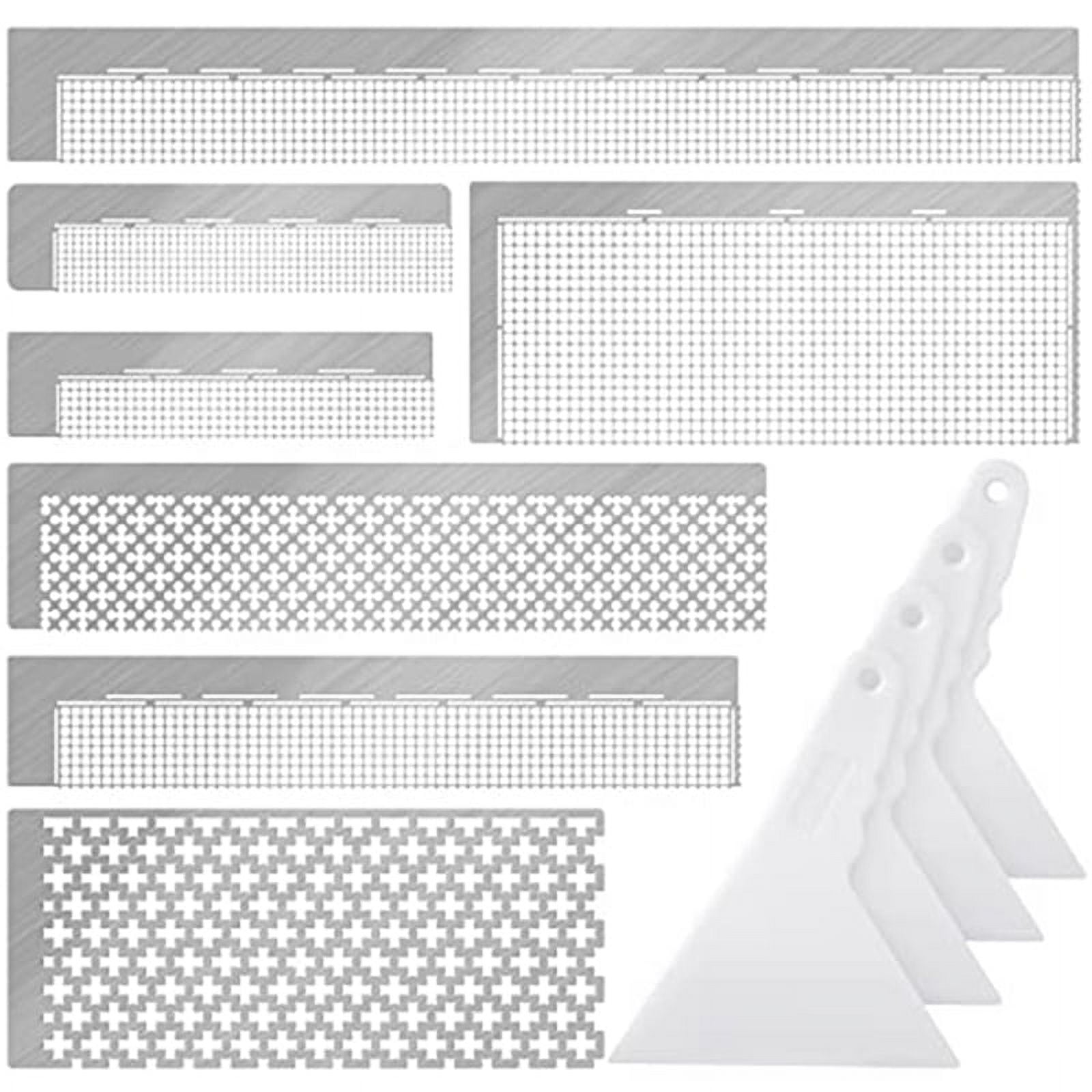 1set Ruler Stainless Steel Mesh 216 400 520 599 699 800 1020 Blank Grid ...