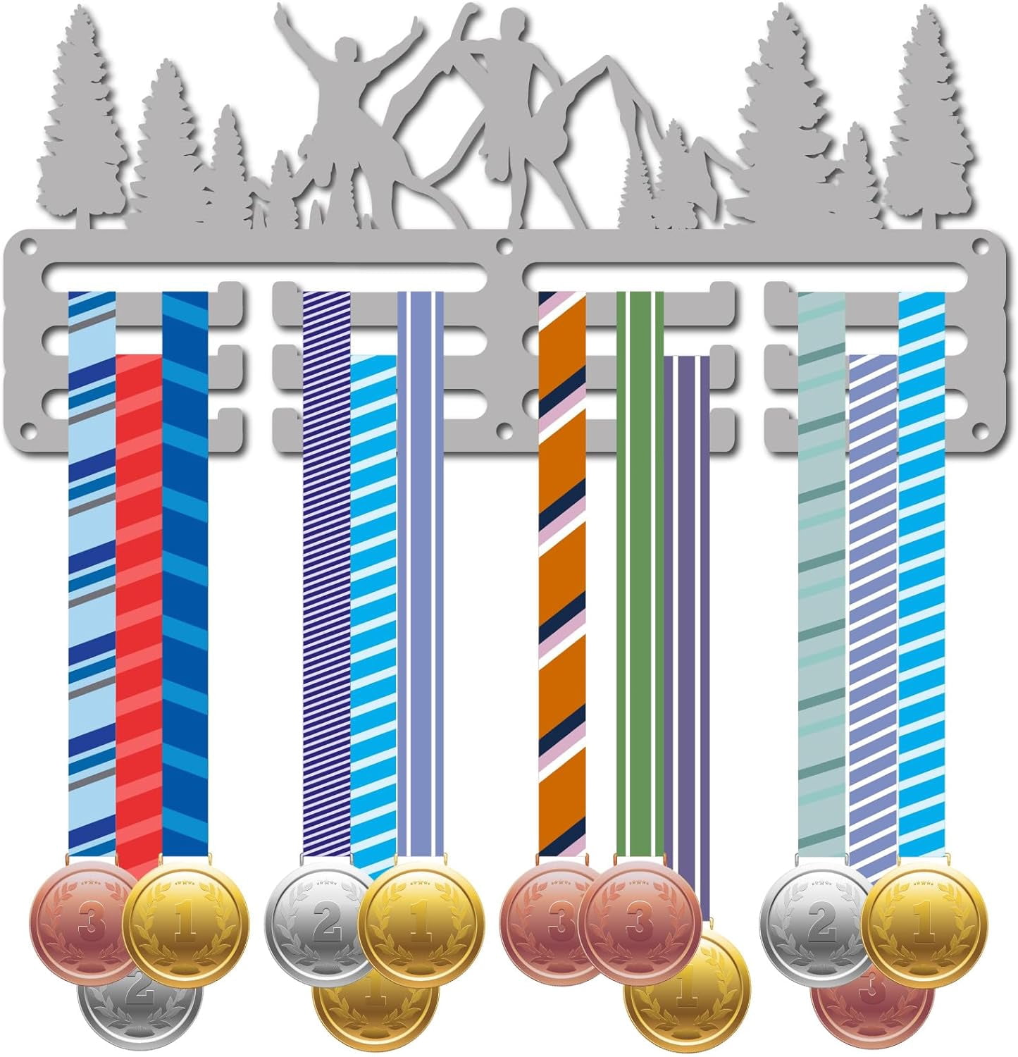 Running Medal Holder Mountain Medal Hanger Display Wall Rack Small ...
