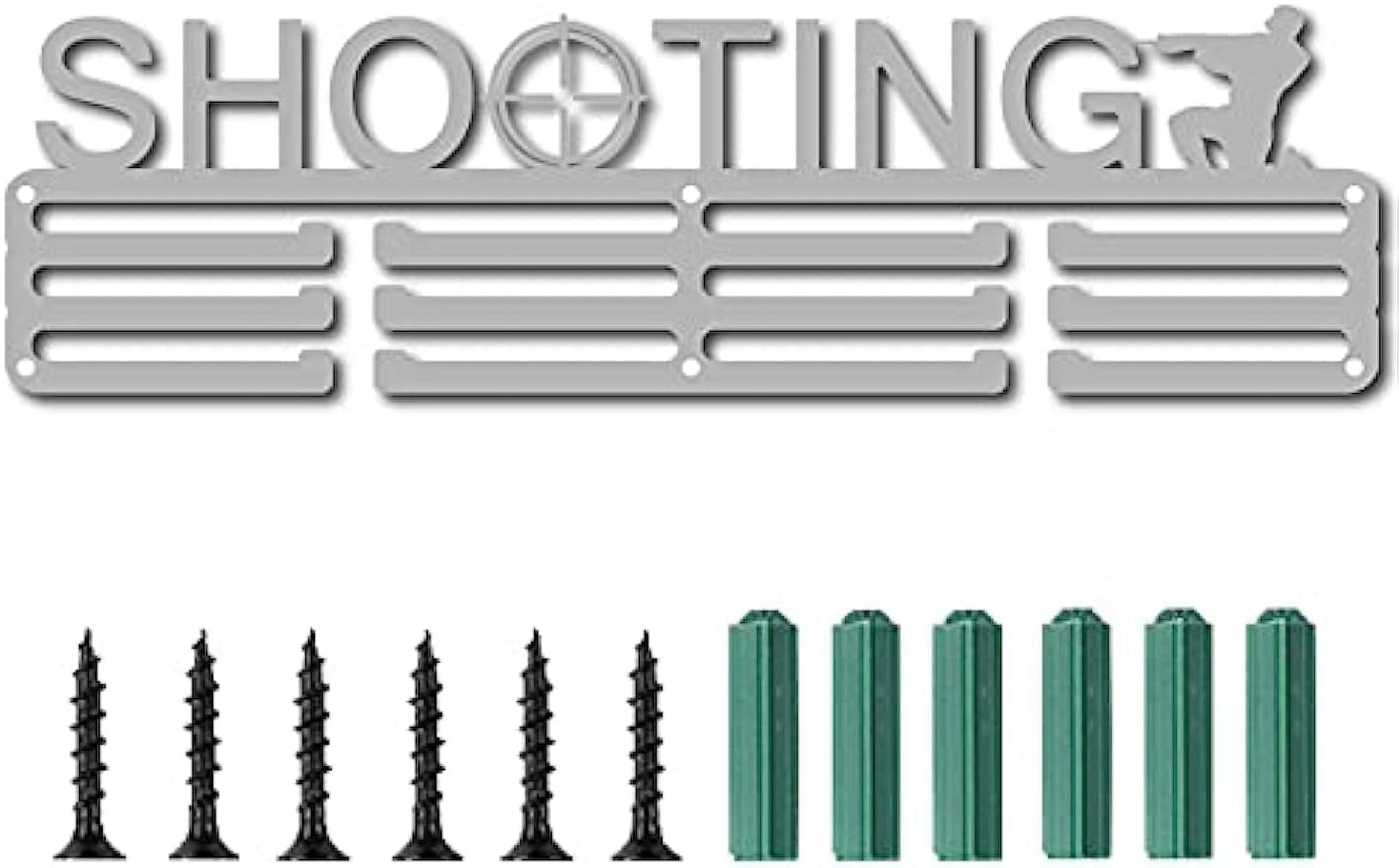 1set Shooting Display Hanger Rack Sports Awards Metal Lanyard Holder ...