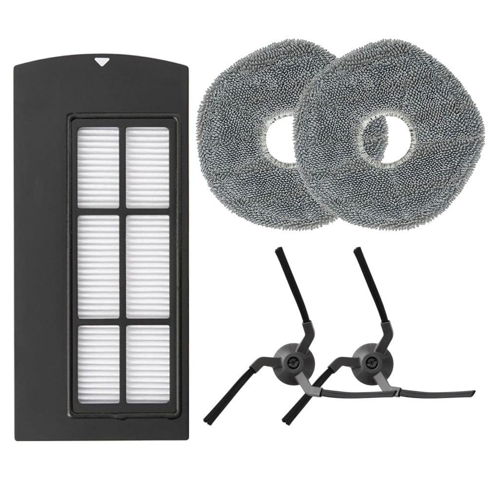 1set Side Brush Filter Mop Cloth Pad Efficient Cleaning For Eufy Clean ...