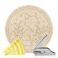 1set Stainless Steel Seal Embosser Hand-Held Embossing Stamp for Books ...