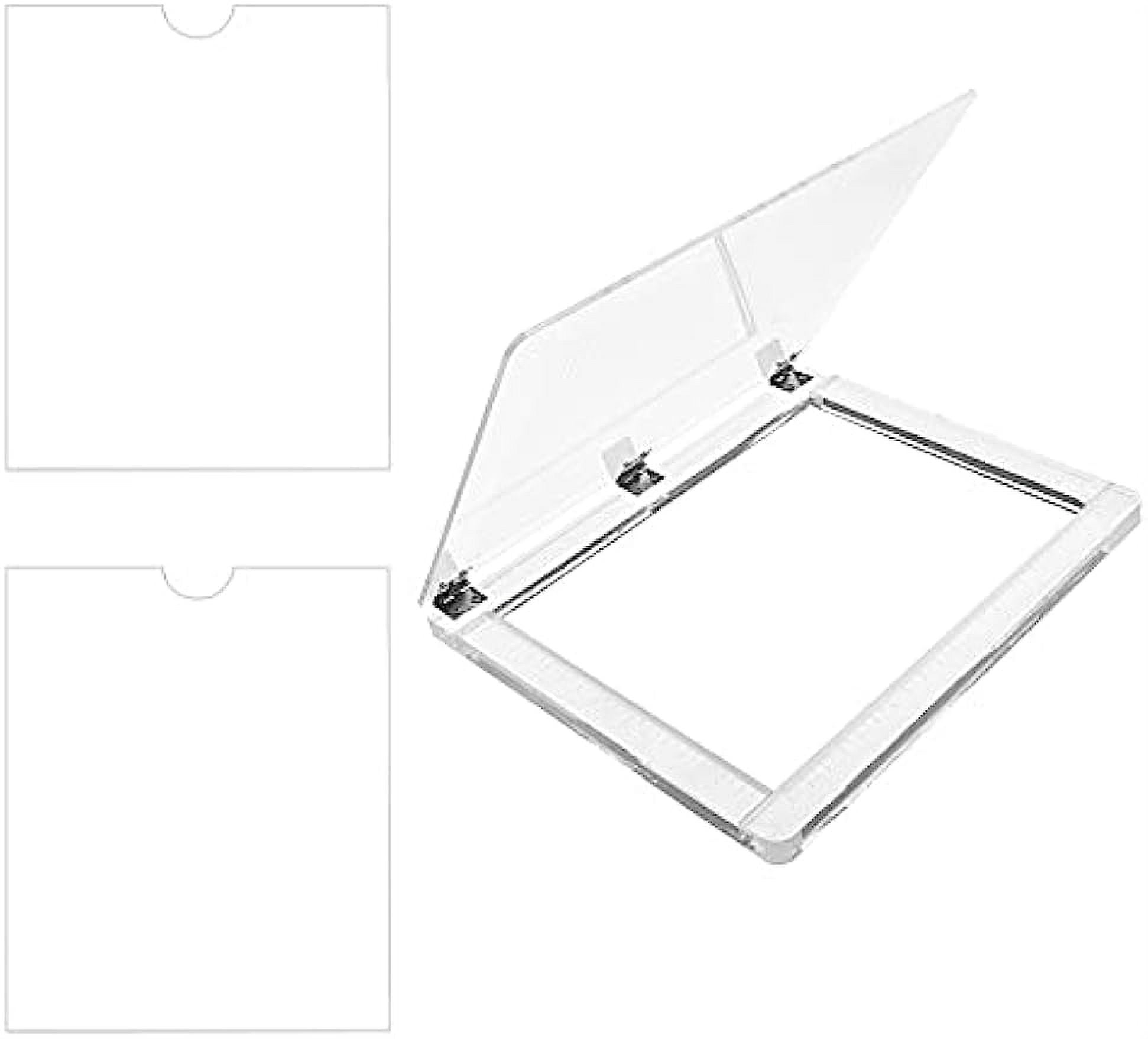 1set Stamp Block 8.3x10 Acrylic Stamp Platform Tool with Grid Lines ...