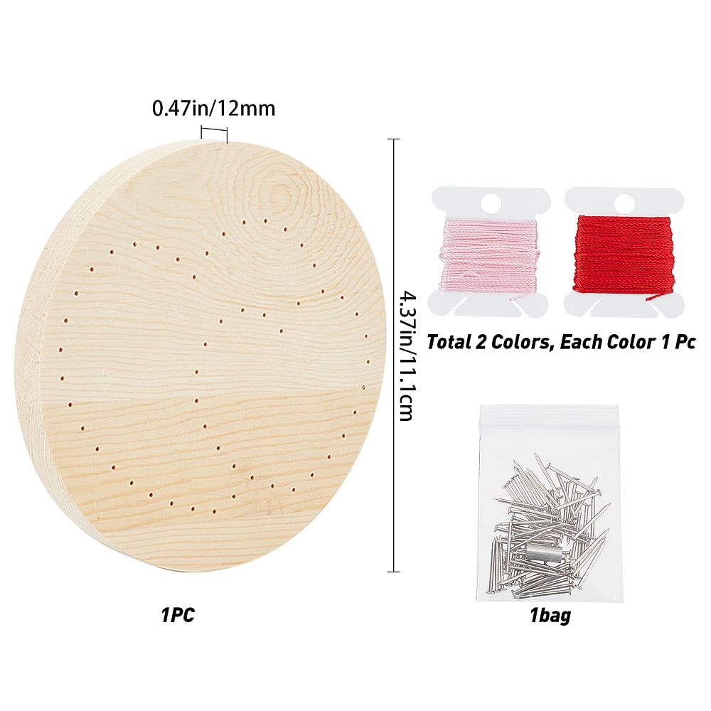 1set String Art Kit sets for Including Wooden Stencil Woolen Yarn Nails ...