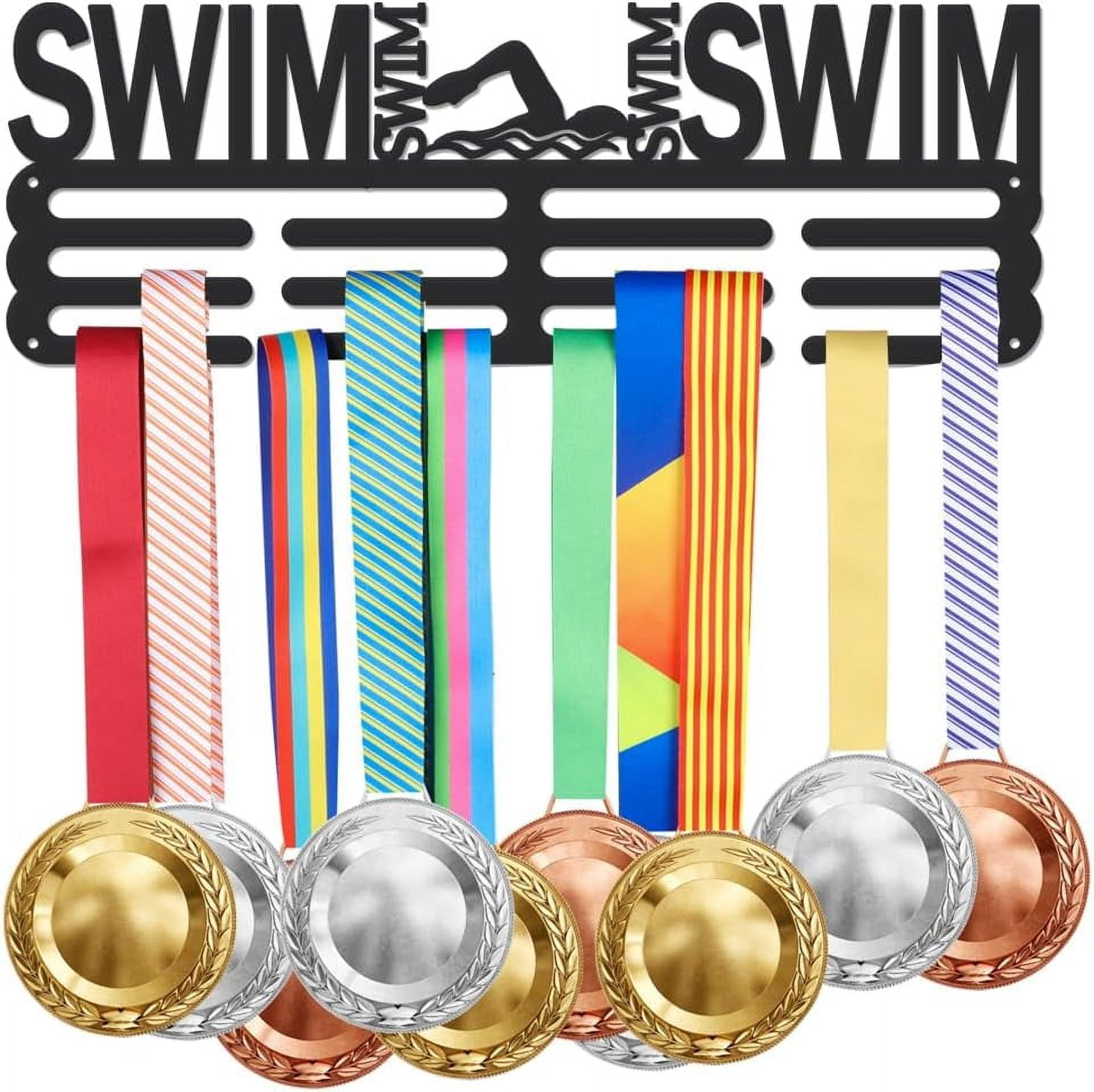 1set Swimming Medal Holder Swim Display Hanger Medal Swimming Display ...