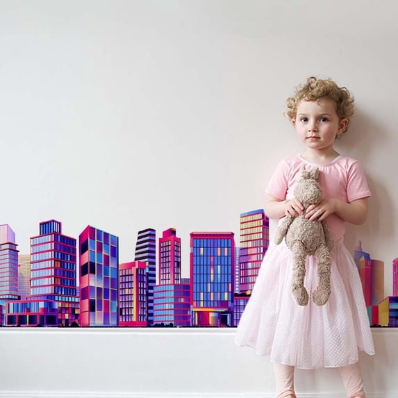 1set Translucent PVC Self Adhesive Wall Stickers Waterproof Building ...