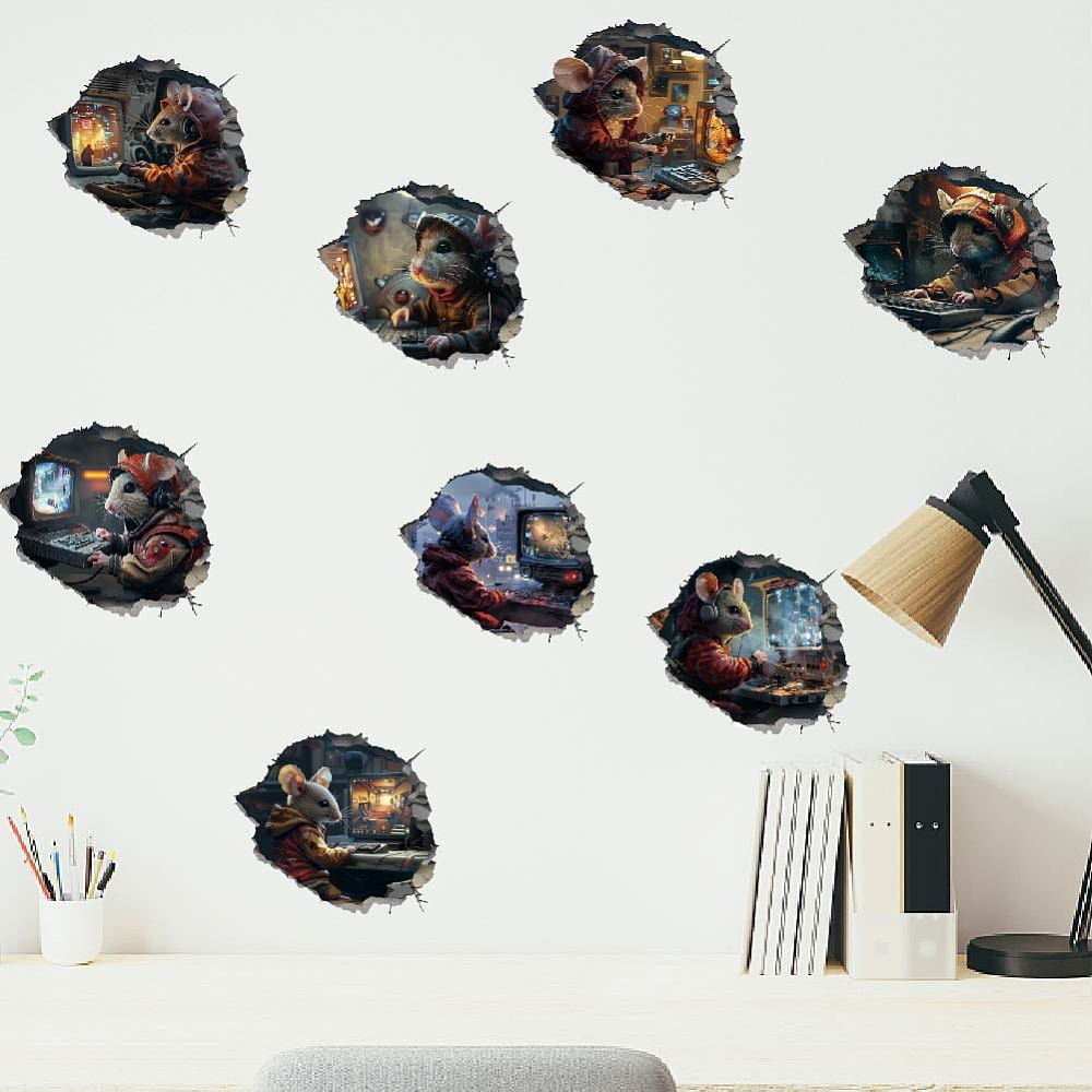 1set Translucent PVC Self Adhesive Wall Stickers Waterproof Building ...