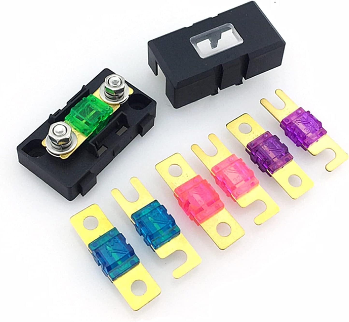 1set Trumpet Fork Plug Fuse 20A 30A 40A 50A 60A 70A 80A 100A 150A 200A ...