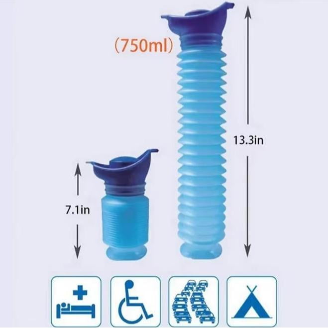 1set Urinal Car Urinal Bucket Outdoor Standing Urine Emergency Travel ...