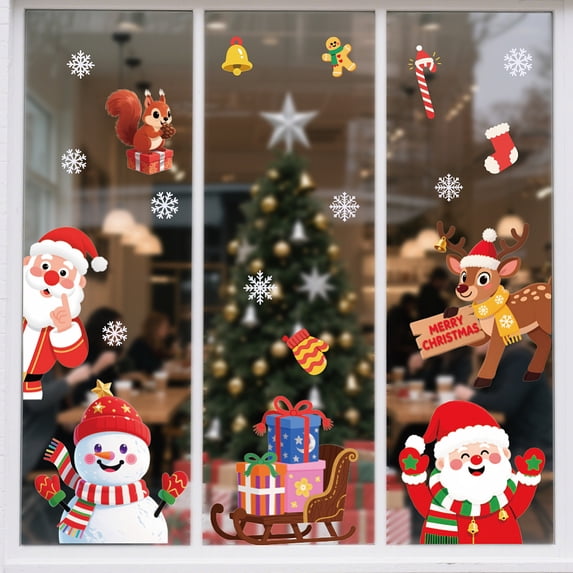 1set Waterproof PVC Colored Laser Stained Window Film Static Stickers ...