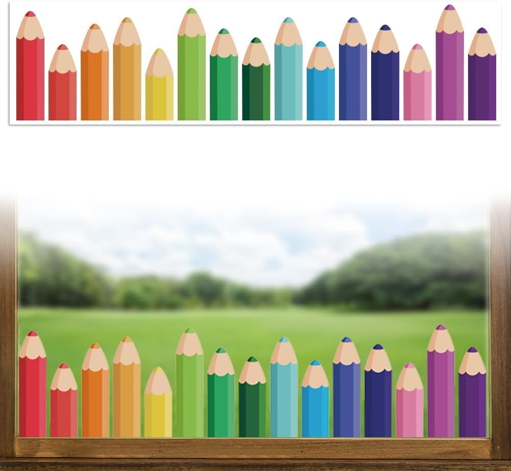 1set Waterproof PVC Colored Laser Stained Window Film Static Stickers ...