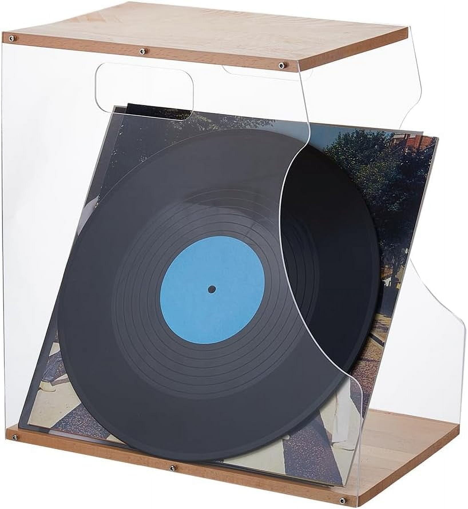 1set Wooden Vinyl Record Storage Holder Rack Modern Design Music Album ...