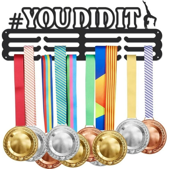 1set You Did It Gymnastic Medal Hanger Display Medal Holder Rack Sports ...