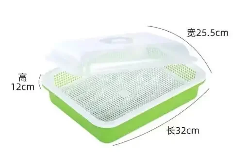 1set prout Sprout Pot Sprout Vegetable Seedling Tray Soilless ...