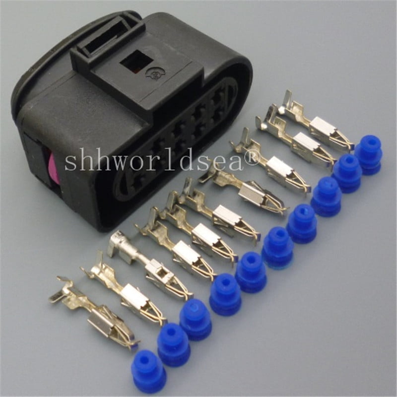 1sets Car Xenon Headlight 10 pin female to 10 Pin Male Connector ...