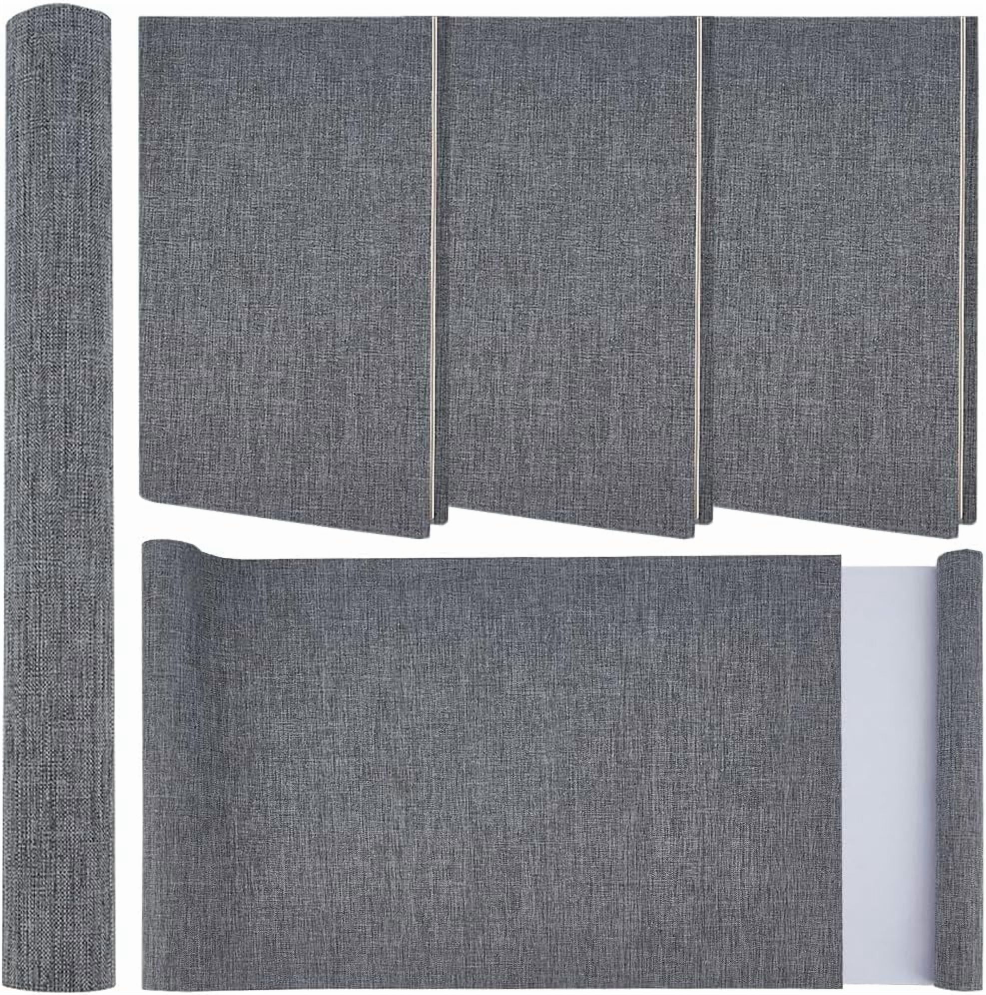 1sheet DIY Imitation Linen Fabric with Paper Back for Book Binding ...