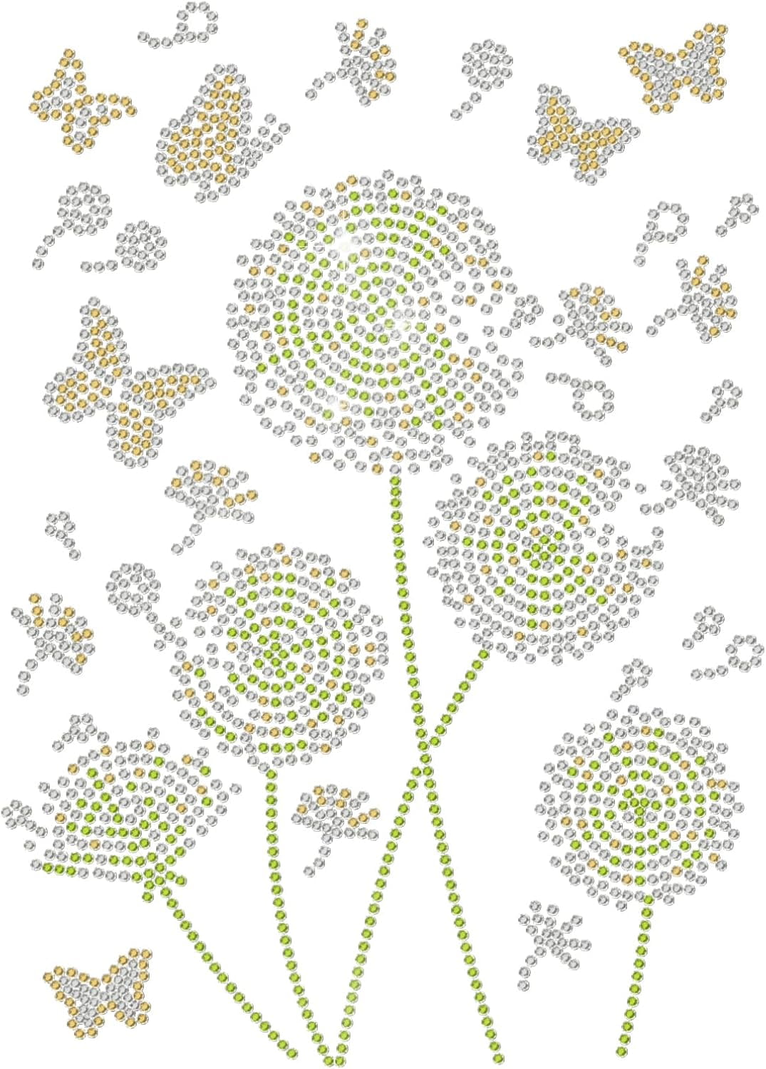 1sheet Glass Hotfix Rhinestone Iron on Appliques Costume Accessories ...