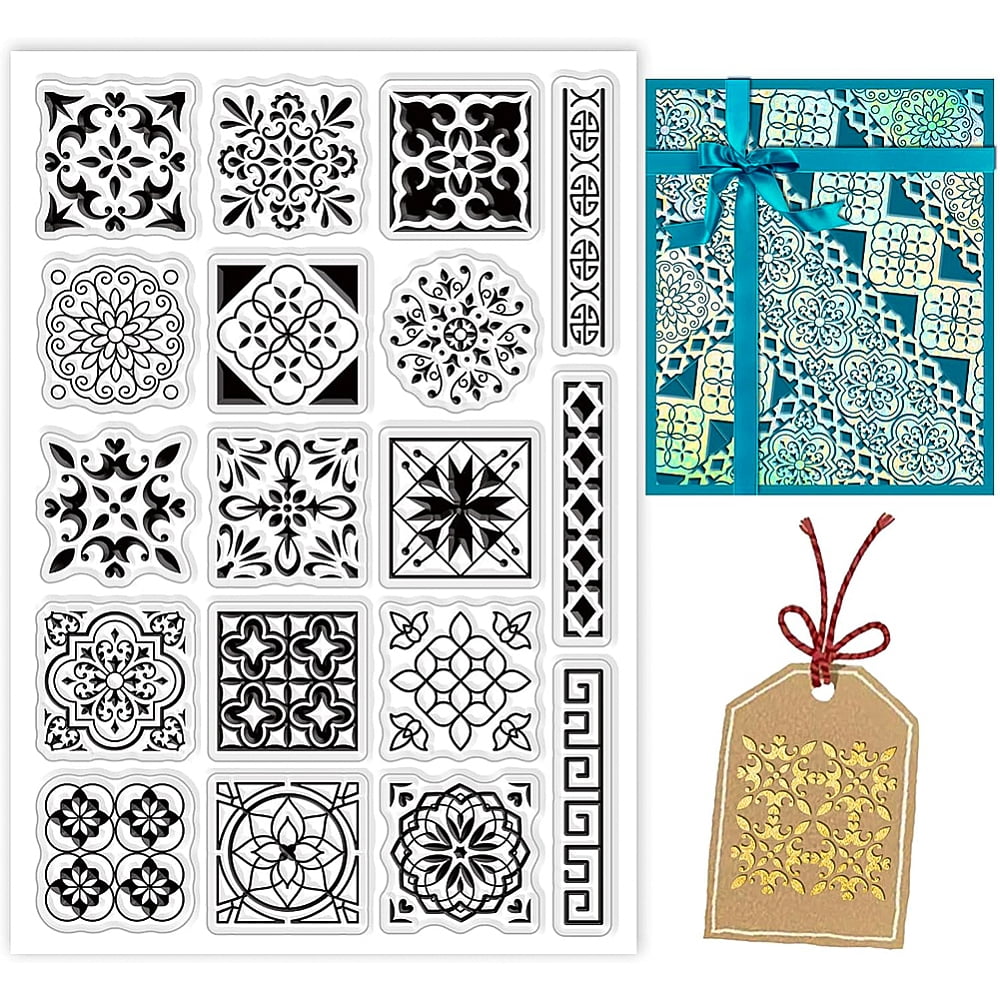 1sheet PVC Plastic Stamps for DIY Scrapbooking Photo Album Decorative ...