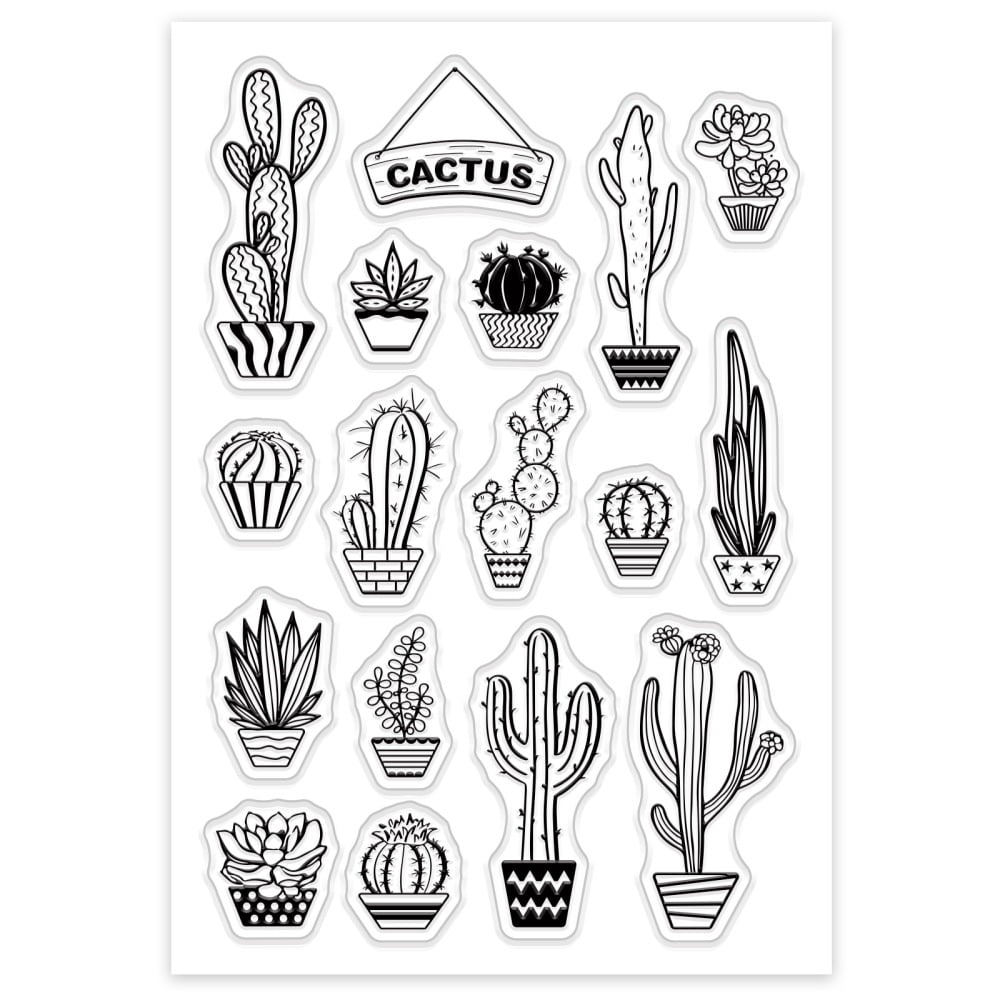 1sheet PVC Plastic Stamps for Scrapbooking Photo Album Decorative Cards ...