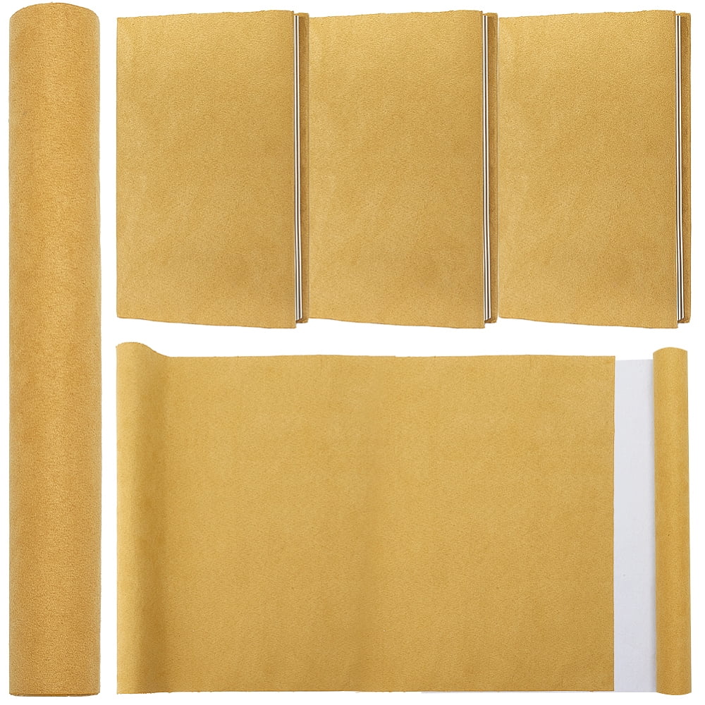 1sheet Suede Book Covers Notebook Wraps Rectangle Gold 300x1300mm ...