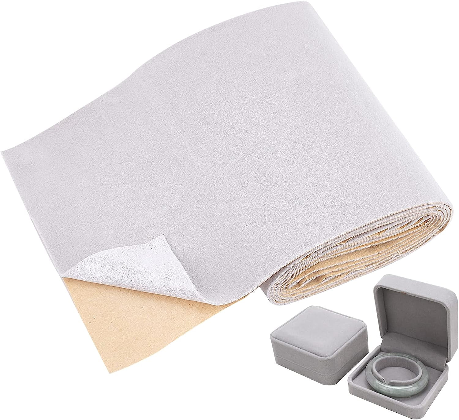 1sheet Velvet Flocking Liner 1.2mm Thick Sticky Felt Sheets Microfiber ...