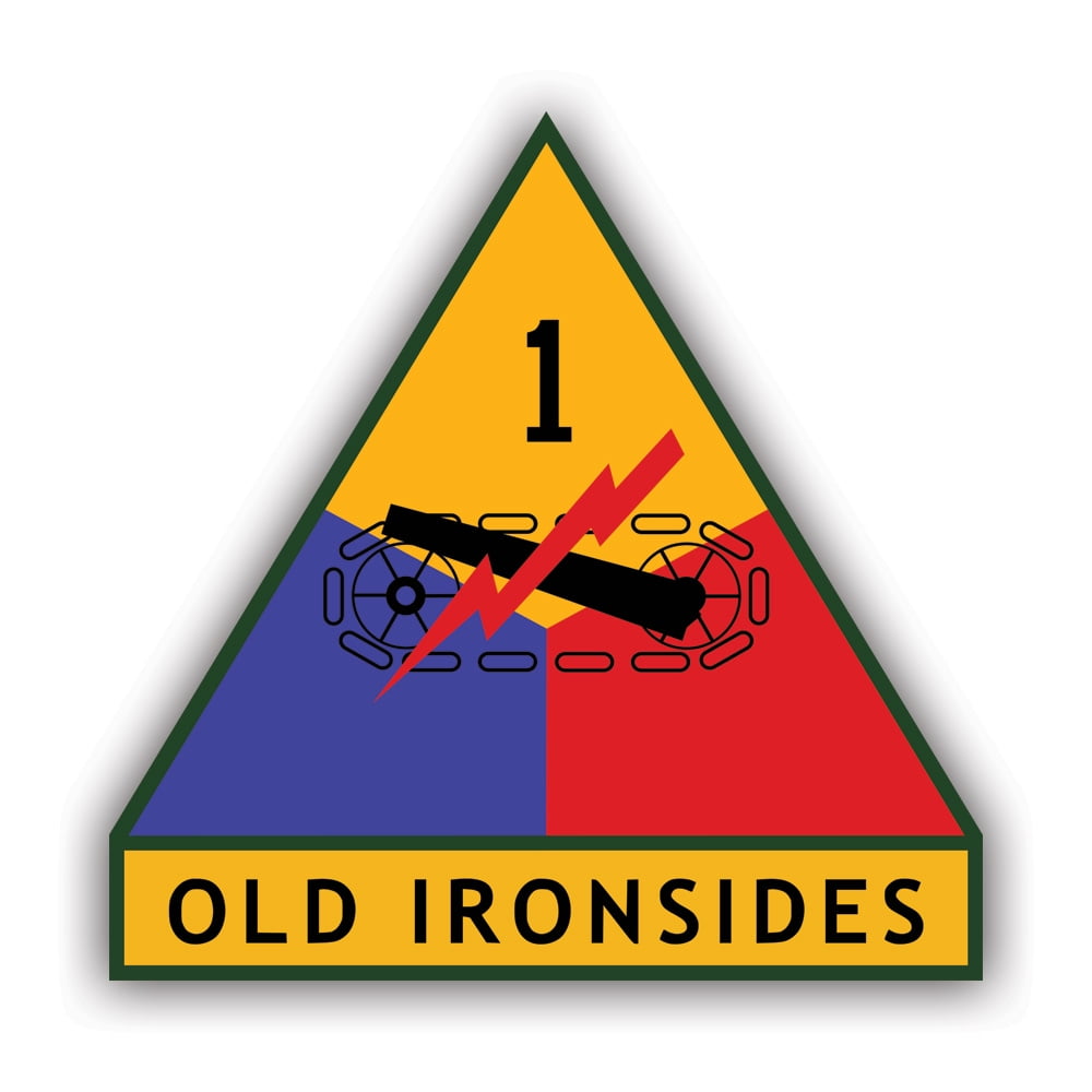 1st Armored Division Sticker Decal - Self Adhesive Vinyl - Weatherproof ...