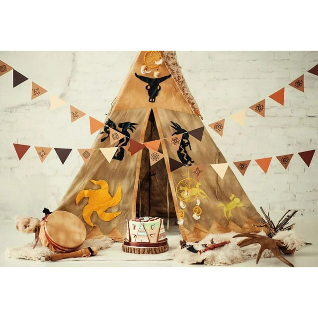 1st Birthday Background For Photography Balloons Ice Cream Cart Family ...