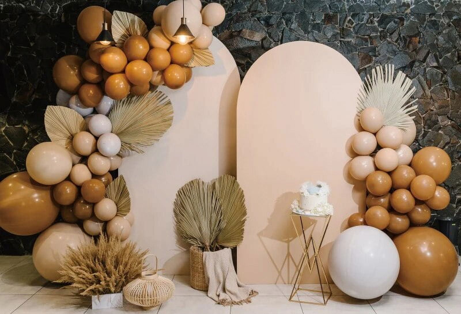 1st Birthday Background For Photography Balloons Ice Cream Cart Family ...