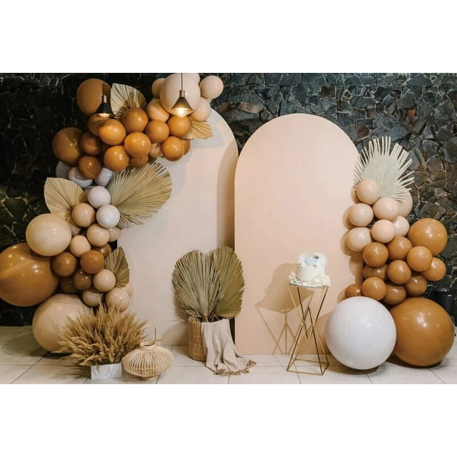 1st Birthday Background For Photography Balloons Ice Cream Cart Family ...