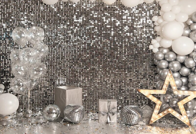 1st Birthday Background For Photography Balloons Ice Cream Cart Family ...