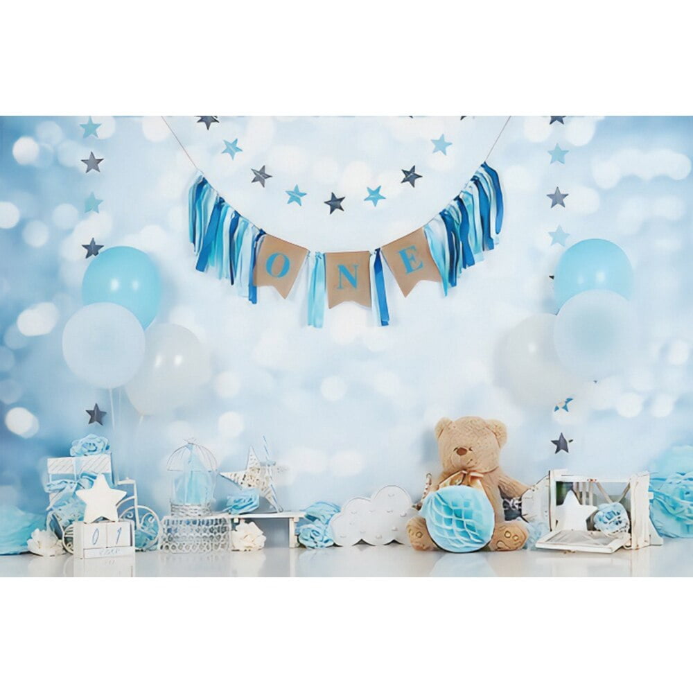 1st Birthday Background for Photography Balloons Newborn Baby ...