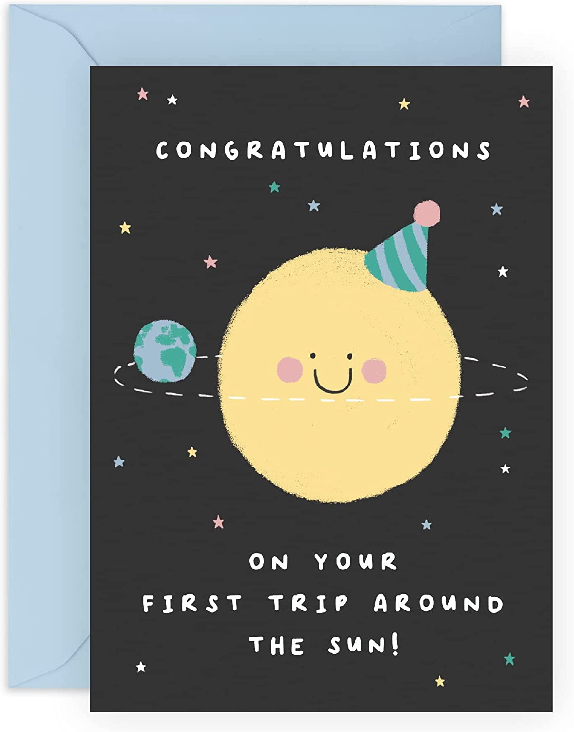 1st Birthday Card - Kids Greeting Card Age 1 - First Birthday Card Girl Boy Baby Granddaughter ...